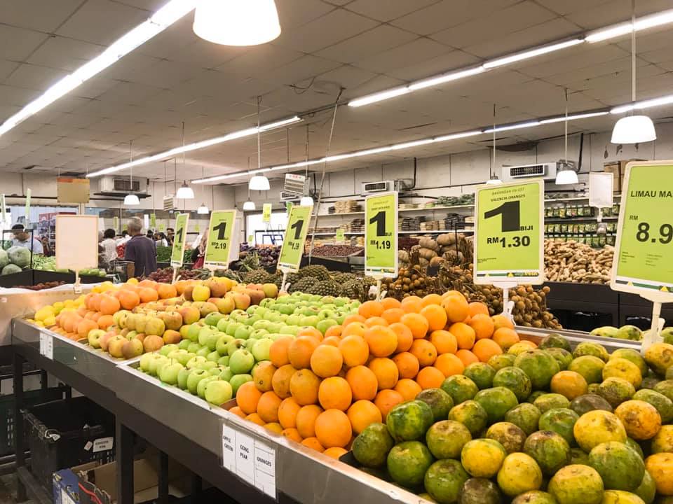 Beli Barangan Basah di Segi Fresh Mart