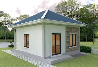 plan maison simple 6 × 7 et 2 chambres - Un site dédié à la conception ...