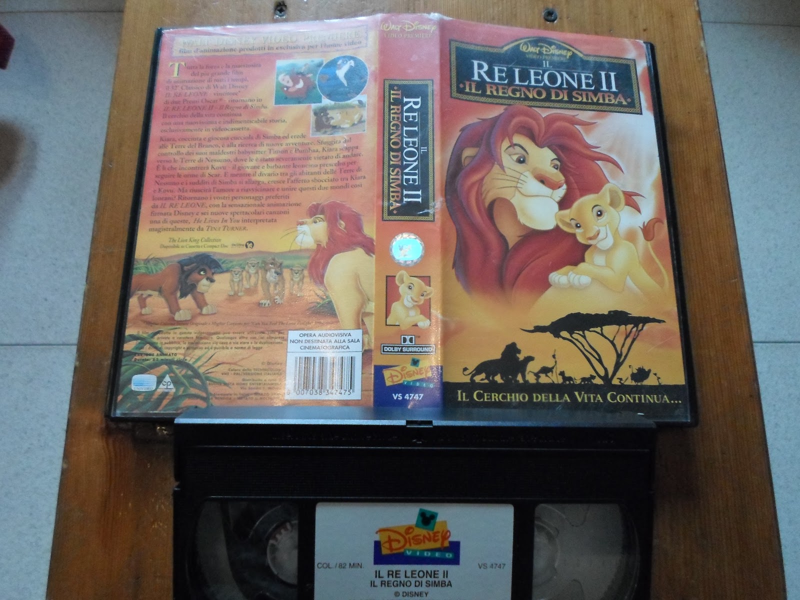 VHS Disney: IMMAGINI SEQUEL CLASSICI