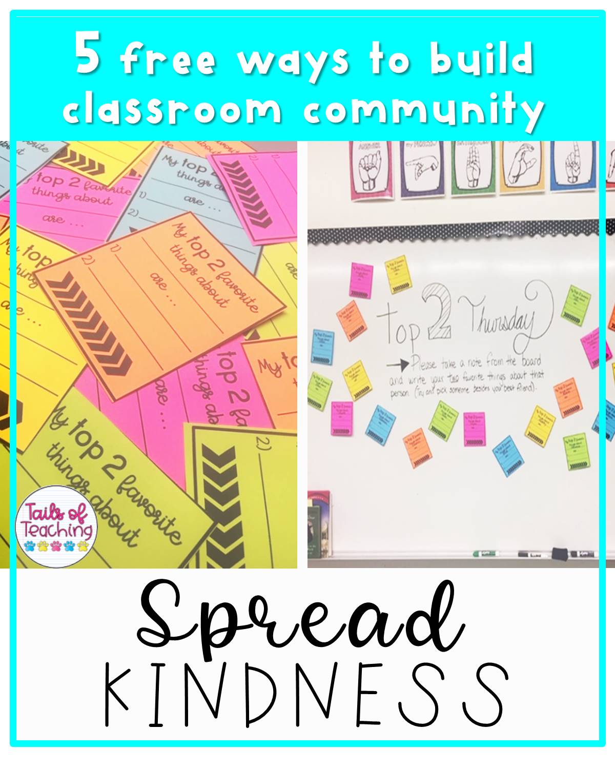 Tails of Teaching: 5 Free Ways to Build Classroom Community