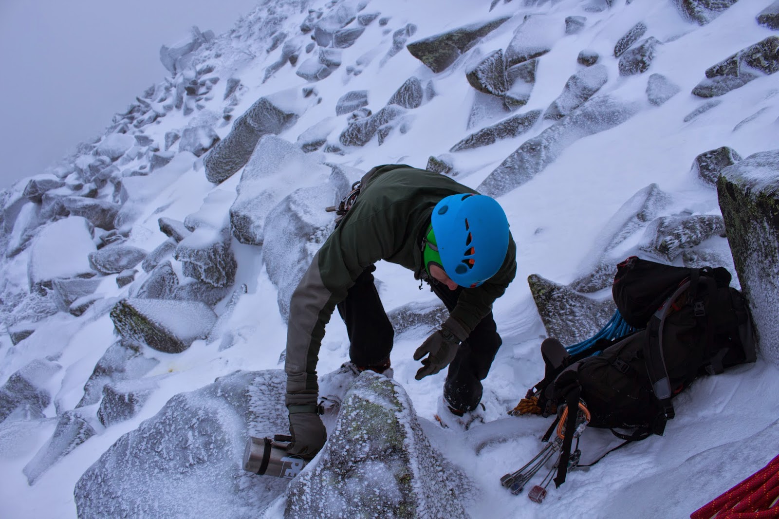 From the Spire: Pre-season Ice on Mt. Washington