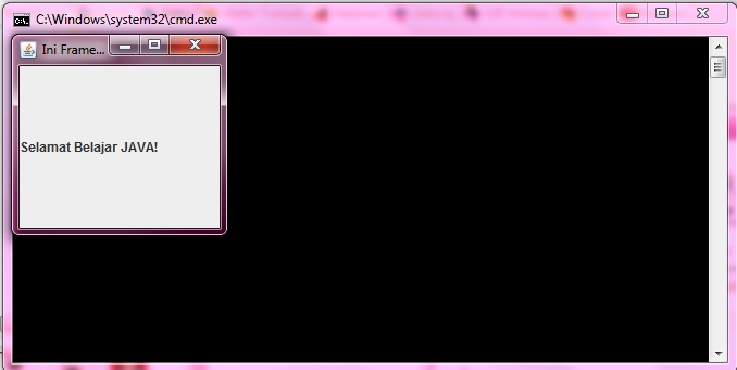 Blog PBO II: Pengertian Java AWT dan SWING beserta Contoh Program Menggunakan TextPad 8