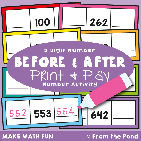 Numbers Before and After | From the Pond