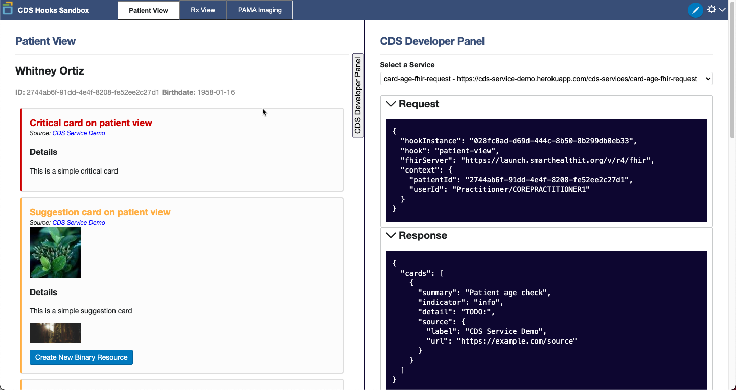 電子病歷實作技術: CDS Hooks 實作驗證