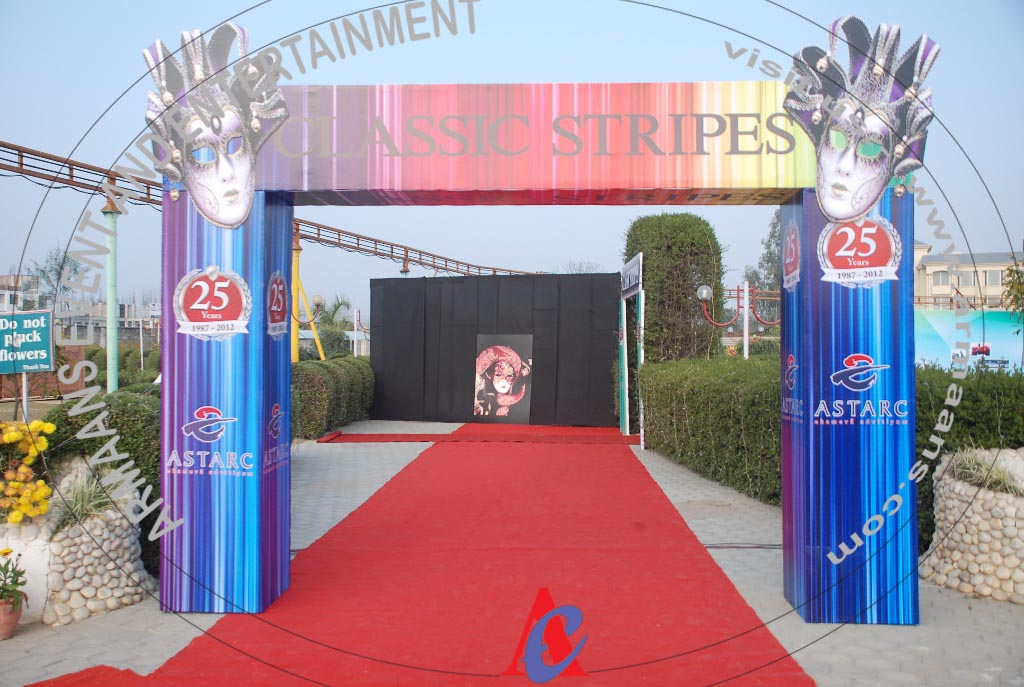 event management company: classic stripe 25th year celebration with ...