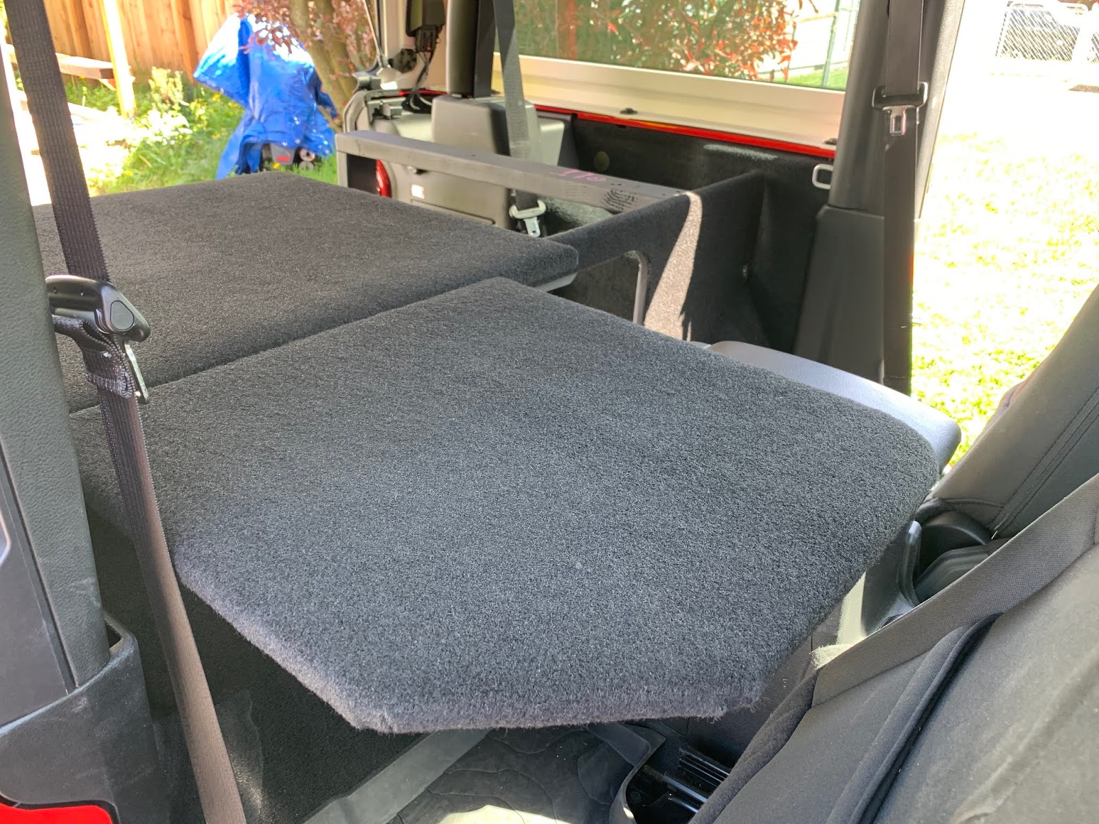 DIY Sleeping and Storage Platform for 2 Door 2018 Jeep Wrangler JL