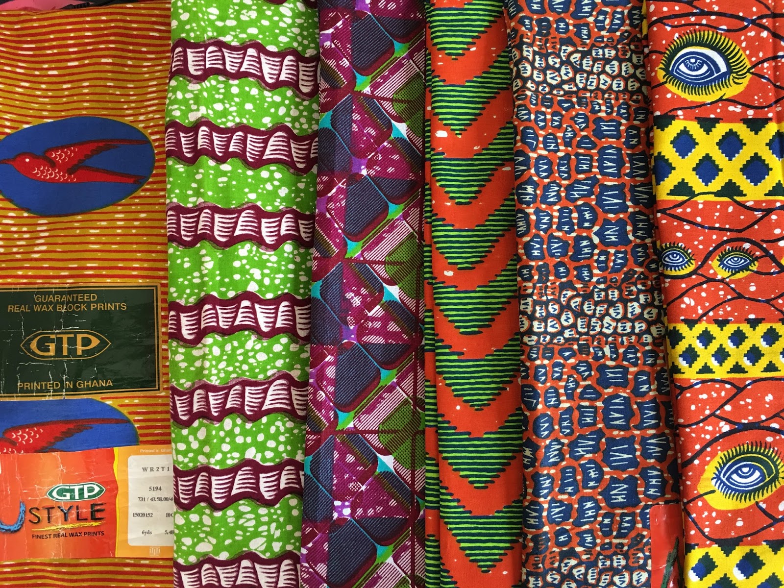 Quilts and Boxes: Pure GTP - Vlisco fabrics