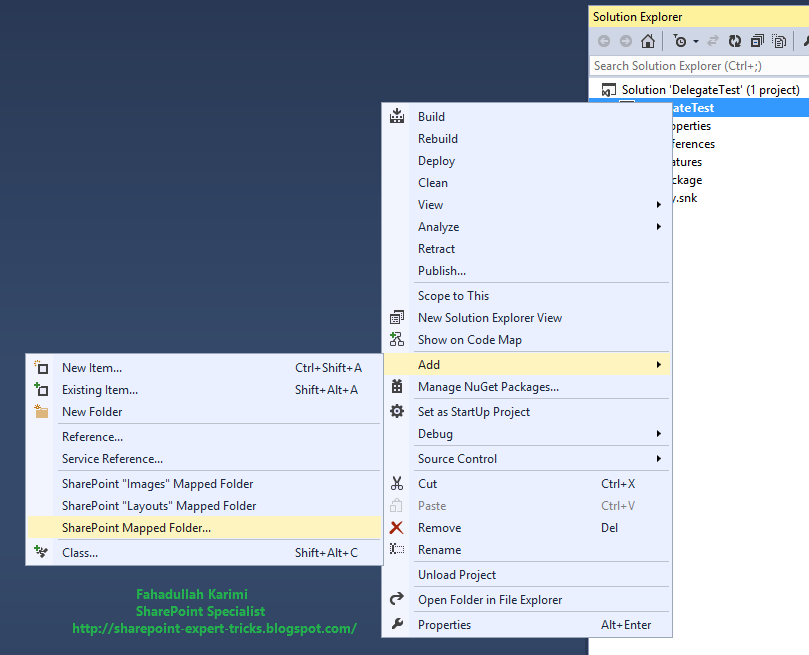 Sharepoint Tips And Tricks Step By Step Procedures To Create A Delegate Control Using Visual 4834