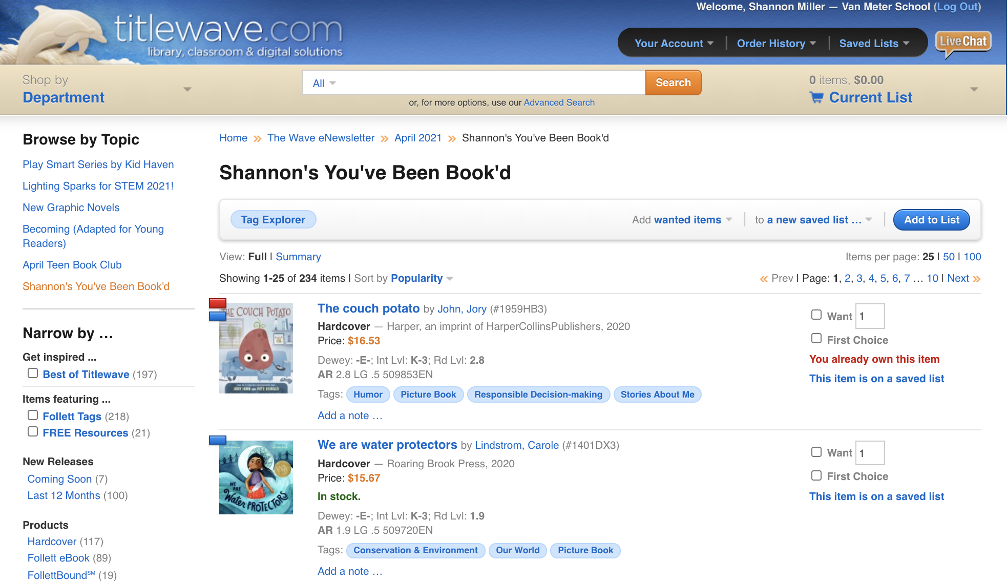 The Library Voice: Our 2020-21 You've Been Book'd Posters and Titlewave ...