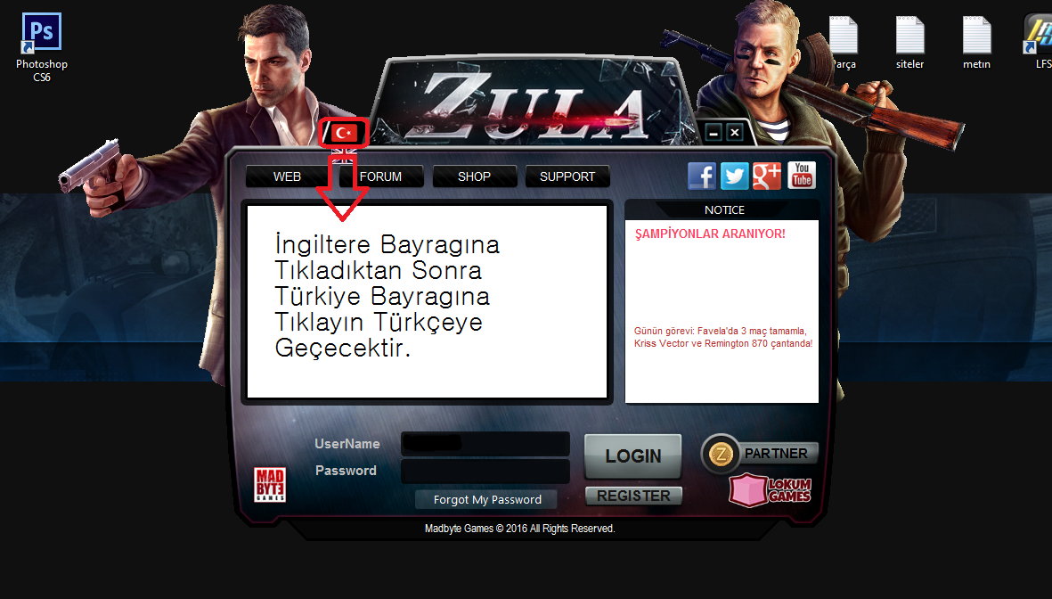 Zula Oyunu Türkçe Yapma