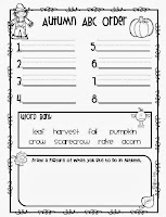 A Tale of 2 First Grades: Fall Freebies