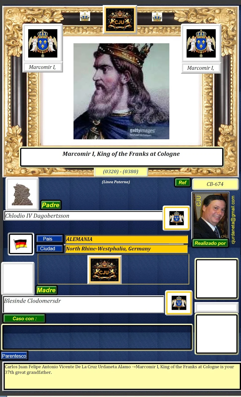 FAMILIA #URDANETA Y SUS PARIENTES #GENEALOGIA #GENEALOGY: Marcomir I ...