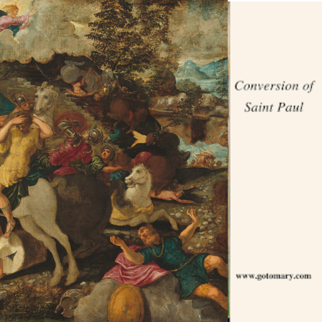 Conversion of Saint Paul the Apostle - Go to Mary