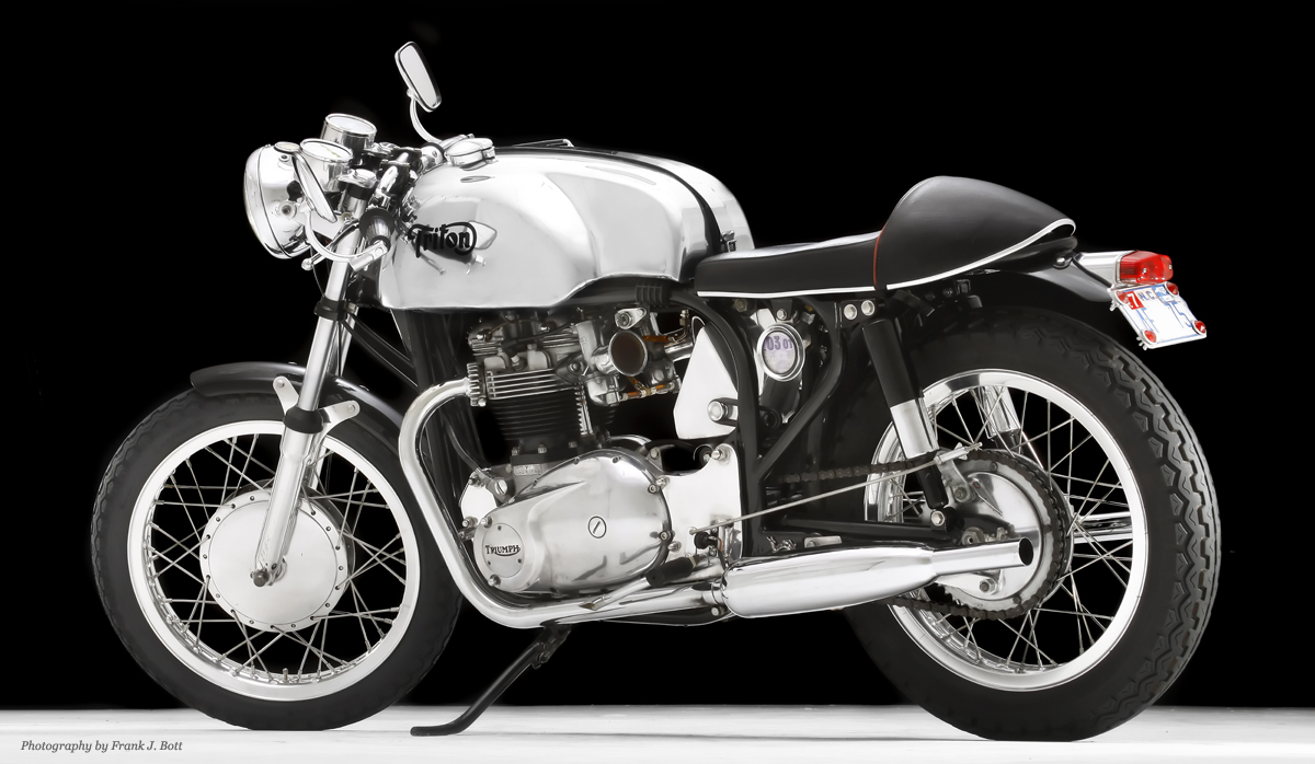 Motorcycle Photography by Frank J. Bott: Triton, Triumph of Broadway