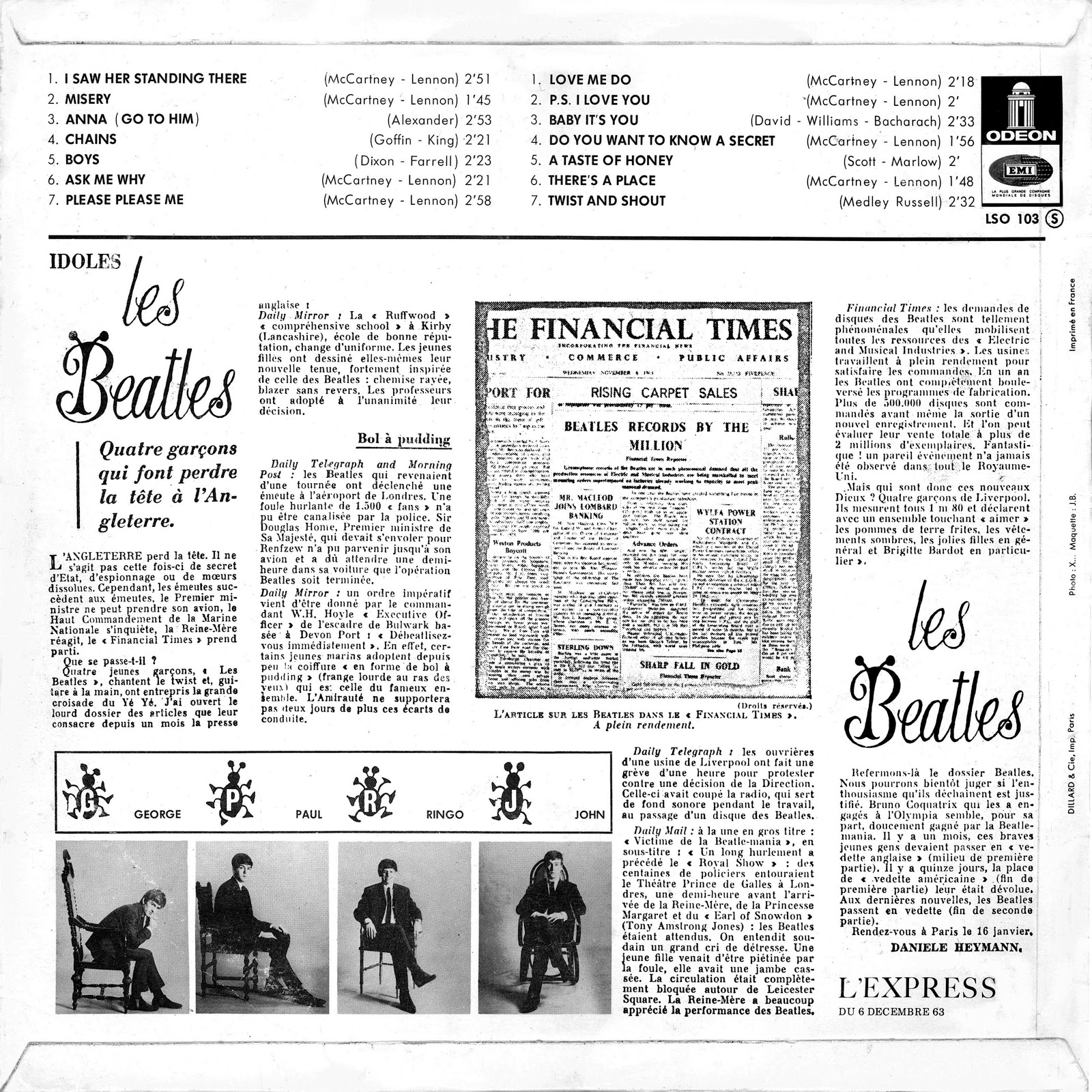 The BEATLES Illustrated: Les Beatles N 1 - The Beatles