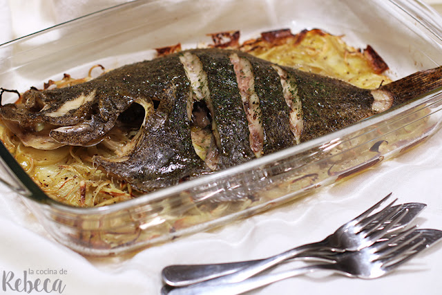 La cocina de Rebeca: Rodaballo al horno