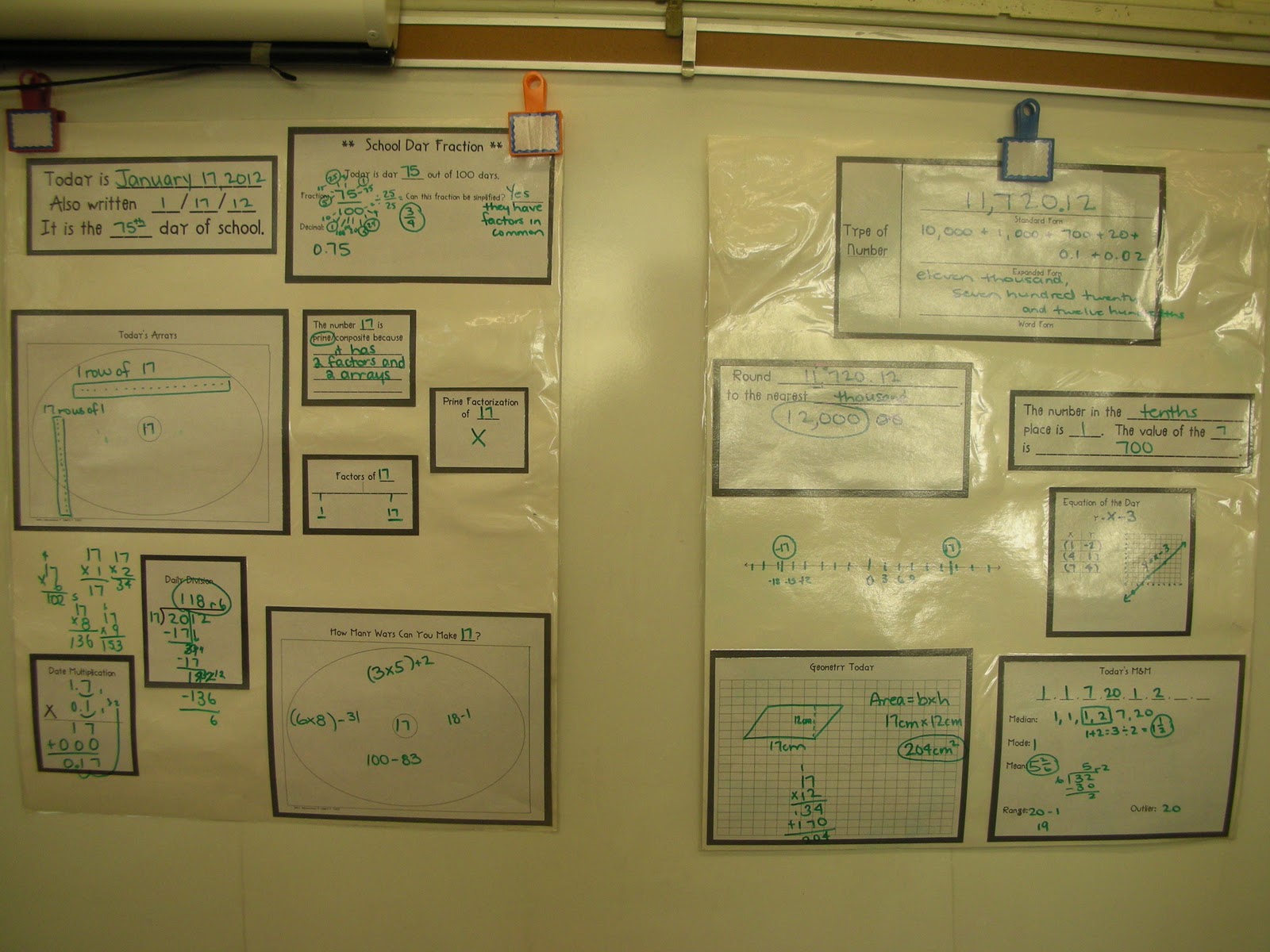 Calendar Math -- In Pictures | Teaching in Room 6