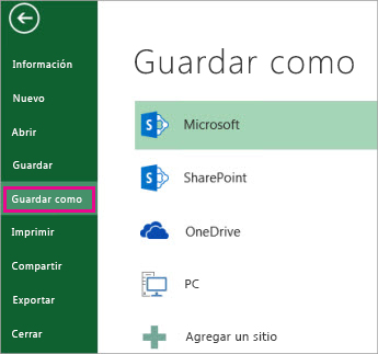 Excel Nivel Basico: Como guardar un archivo.....