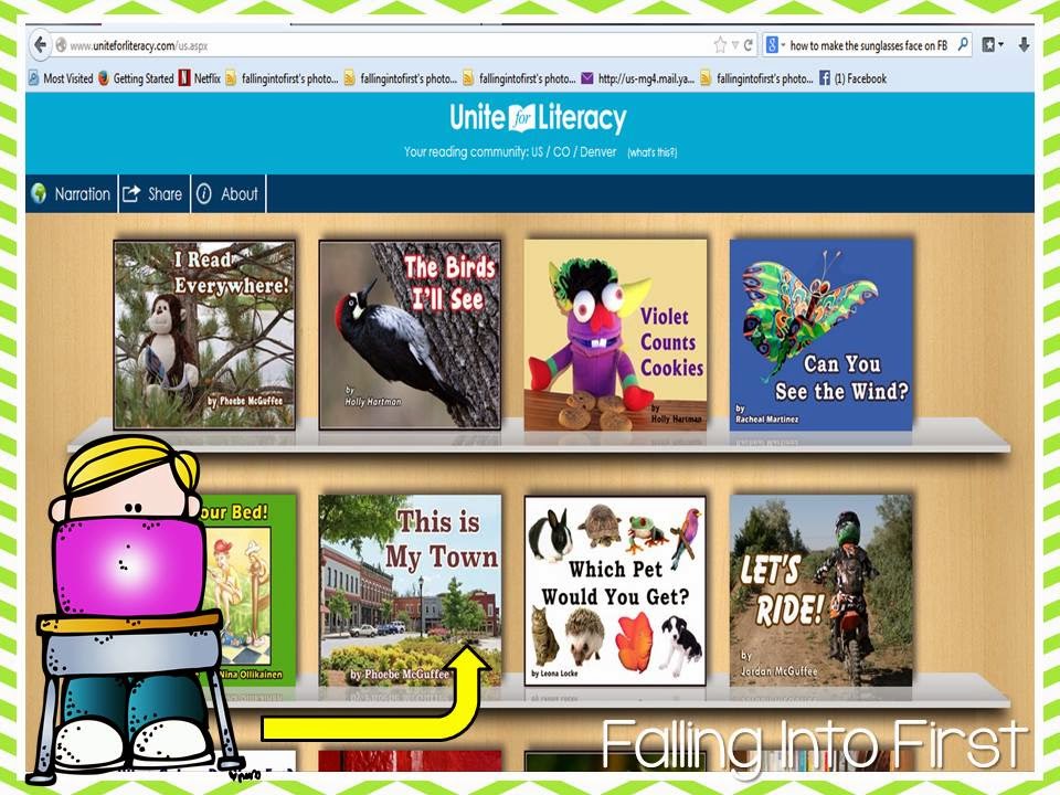 Free Online Library For Beginning Readers | Falling into First