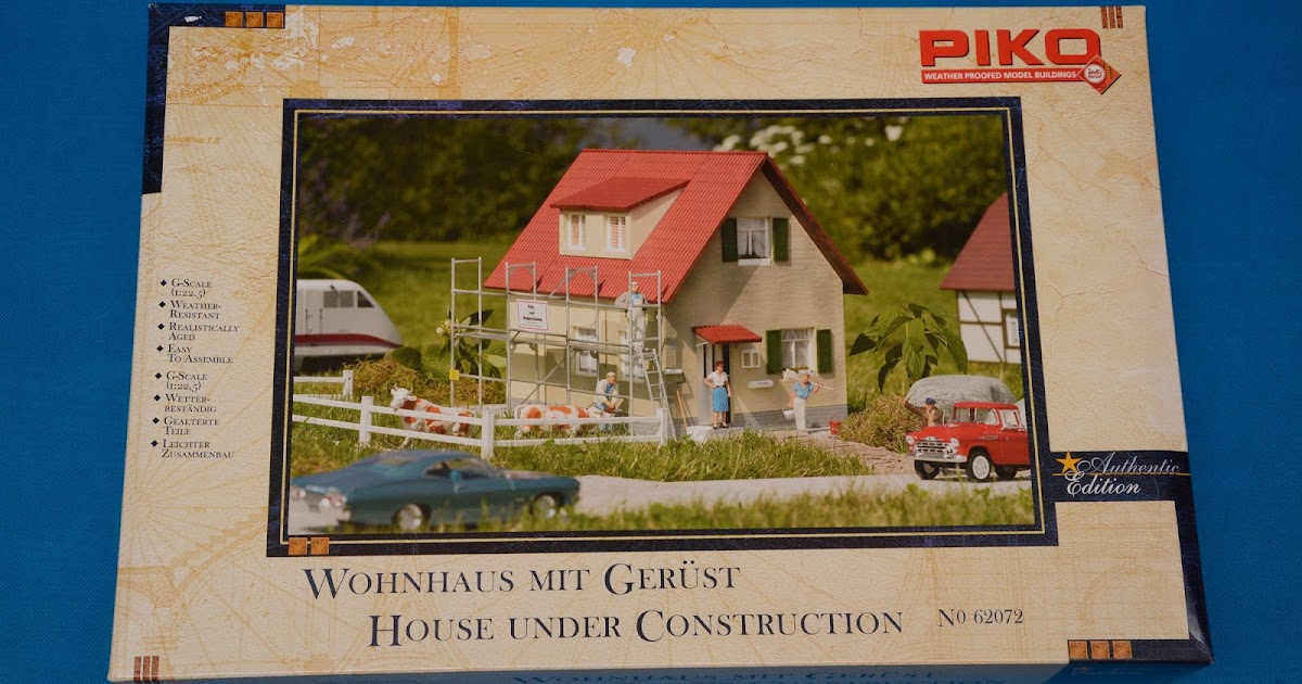My Miniature Worlds: Piko 62072, G-Scale house under construction