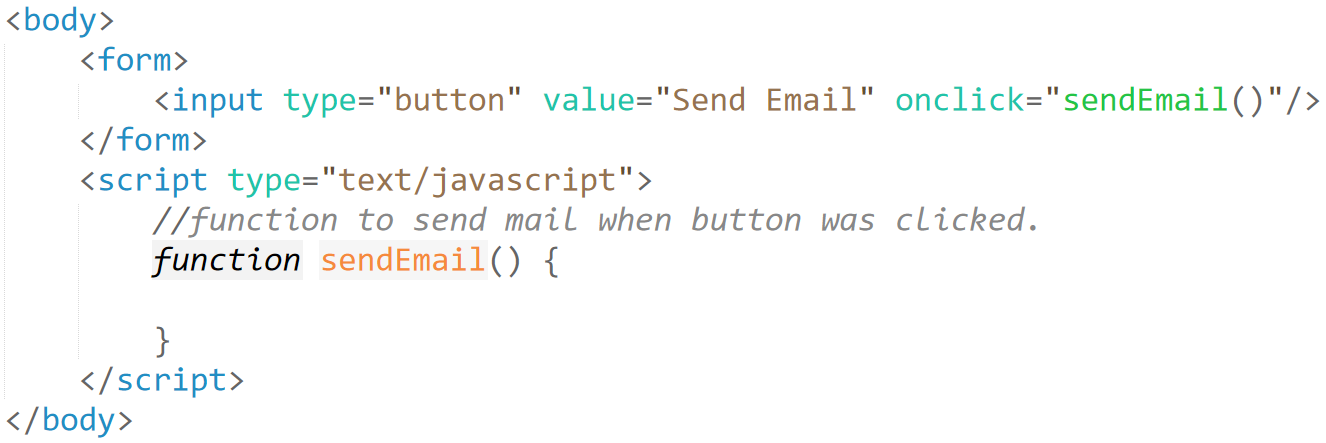 Send Mail through smtpjs api