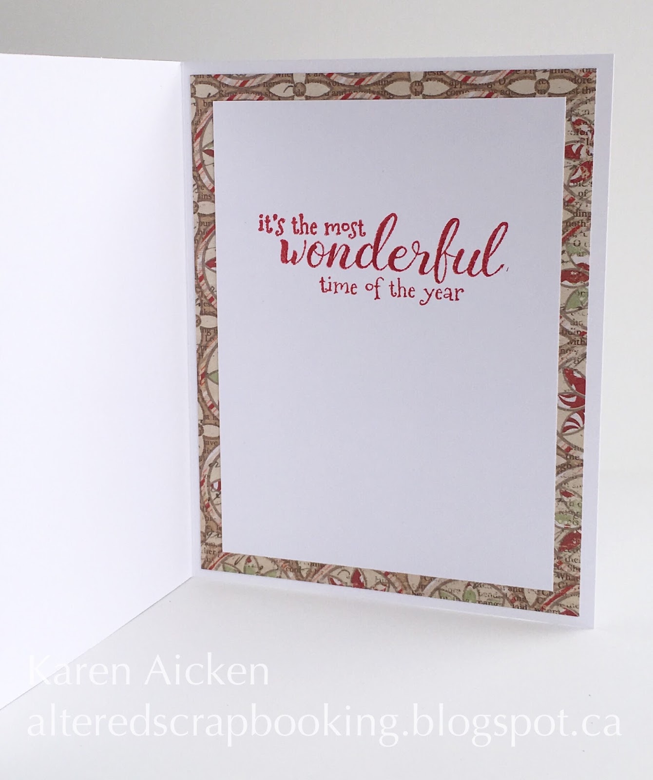 Altered Scrapbooking: Gingerbread Man Card Duo