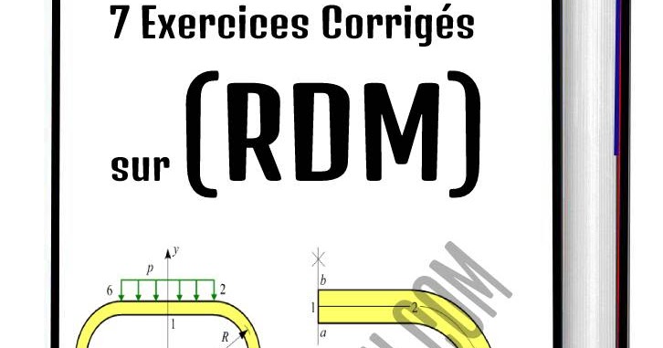 7 Exercices Corrigés sur (RDM) PDF