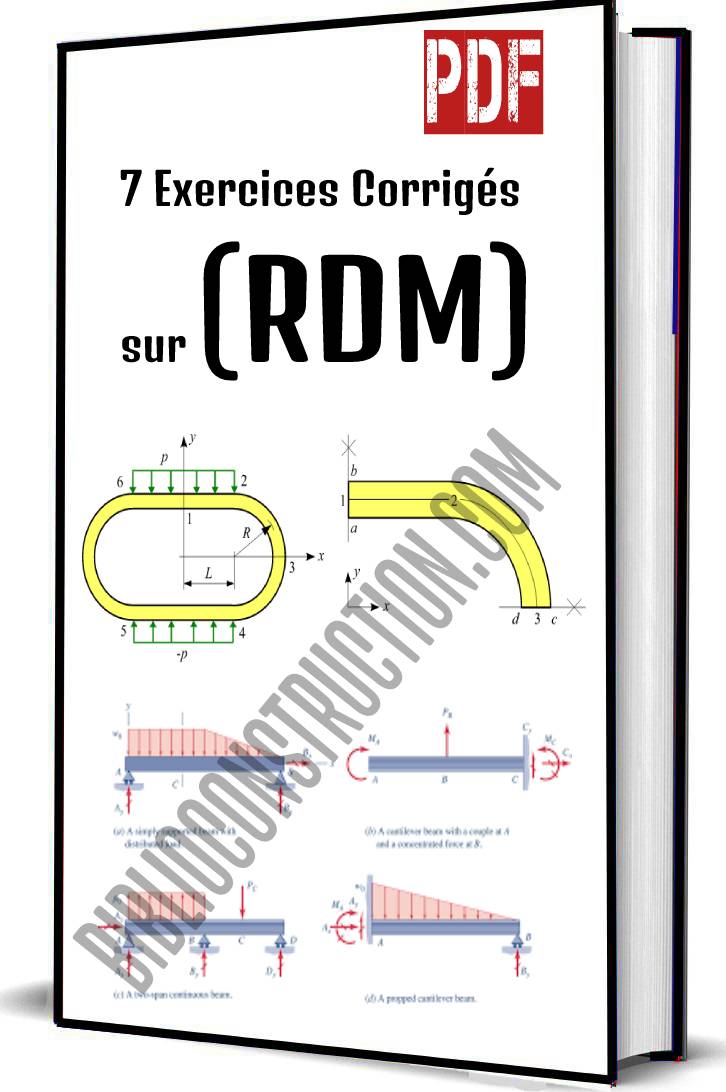 7 Exercices Corrigés sur (RDM) PDF