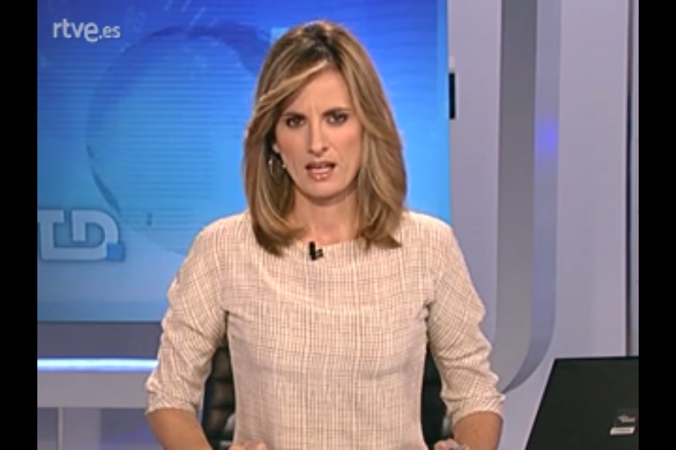 vuesalatele: 2012 01 12 @06H45 - ANA ROLDAN, TVE 24H, TELEDIARIO MATINAL