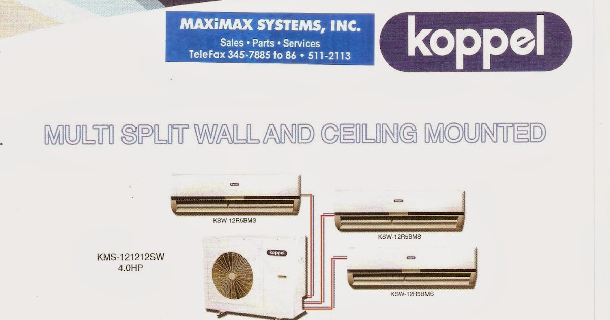 MaximaxSystems.com: KOPPEL MULTI-SPLIT AIR CONS