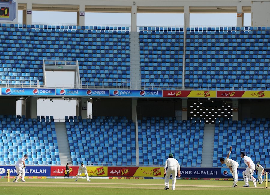 GET by U: The Test began in front of largely empty stands, Pakistan v ...