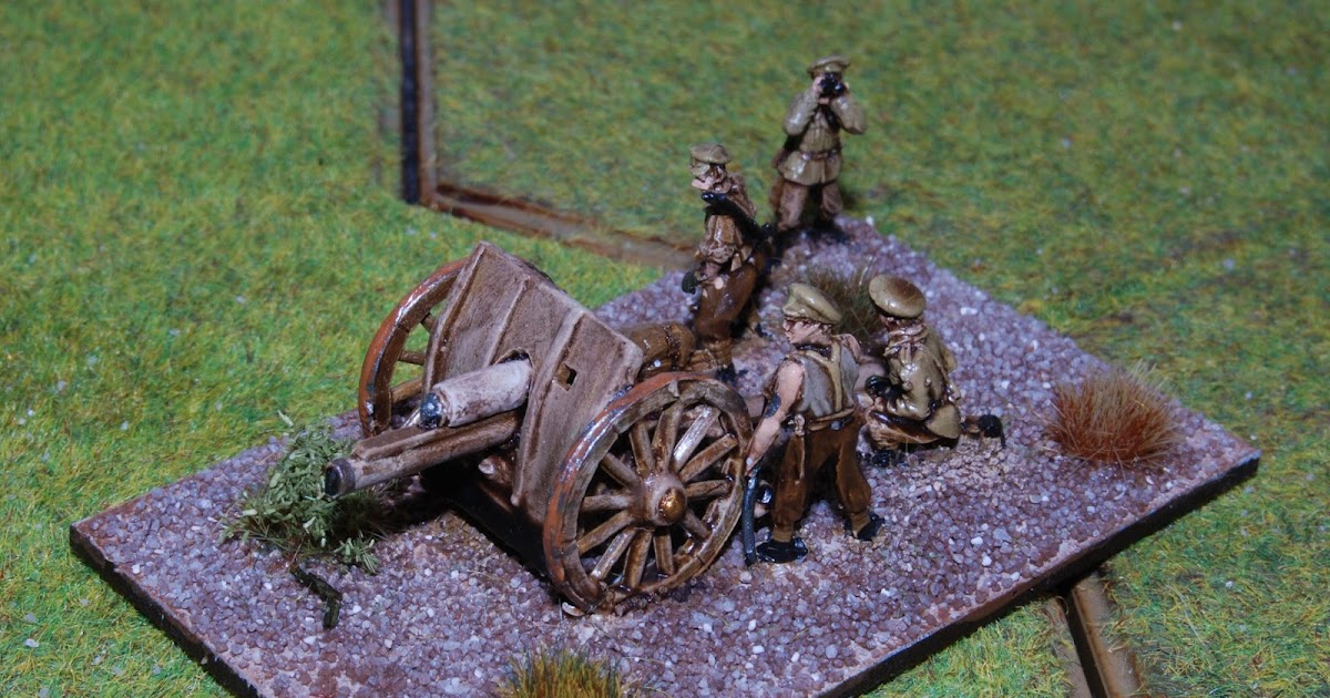 sediment's wargame blog: 20mm WW1 British 18lbr