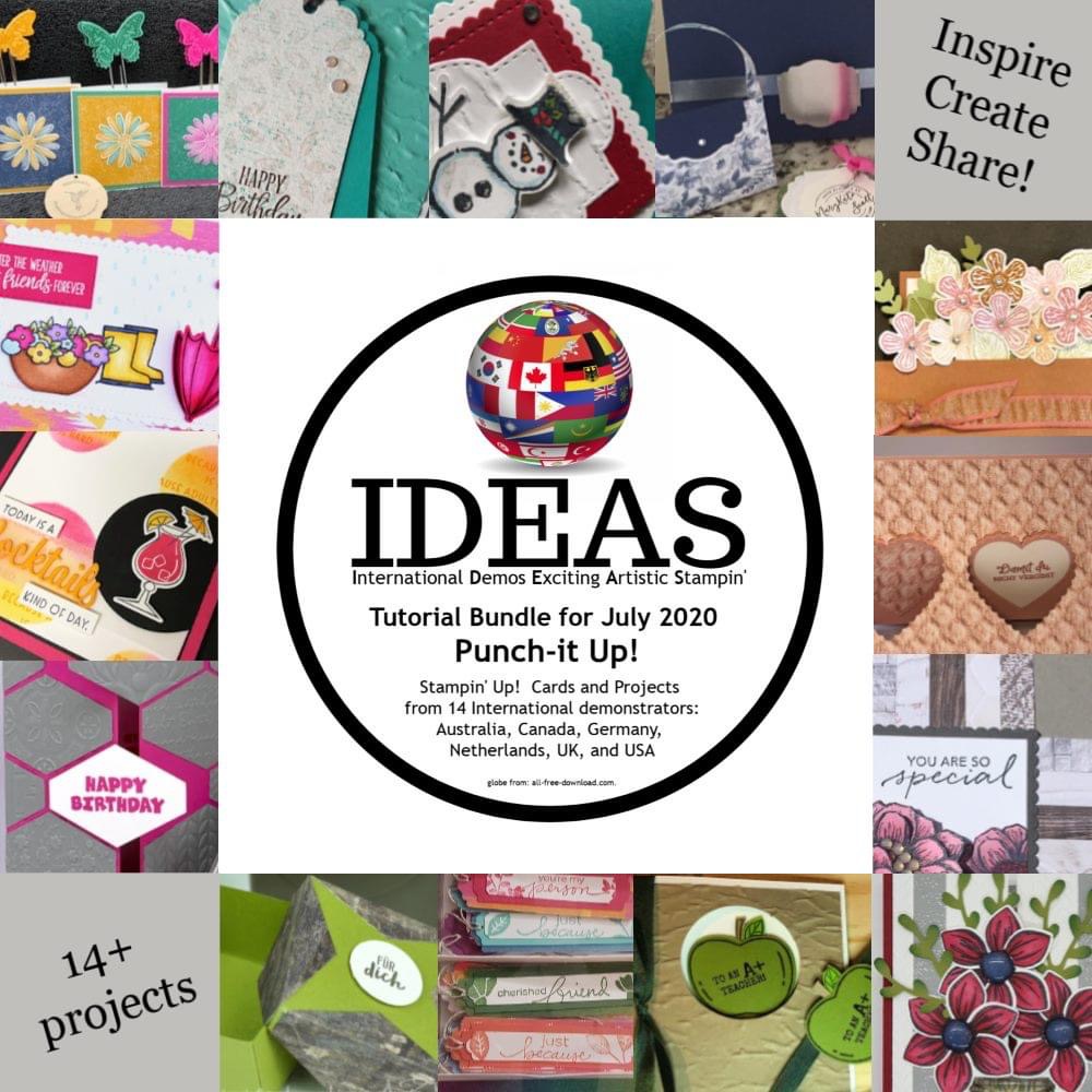 Stamping with Caroline: Ideas Bloghop Punch it up