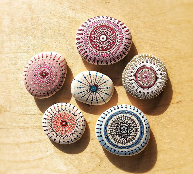 How to paint stones and decorate your home and garden - Diy Fun World