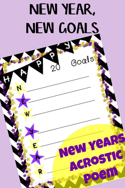 New Years Printable for Kids | School Time Snippets