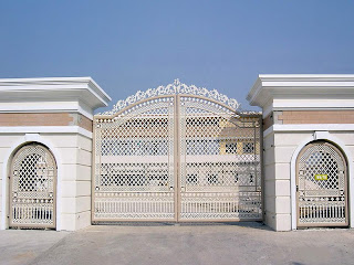 New Architecture Building: Design Of The Gate At The Mansion