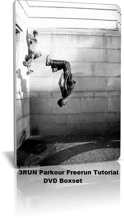 3RUN Parkour Freerun Tutorial DVD Boxset - Media Beladiri - GRATIS Ebook dan DVD Training Beladiri
