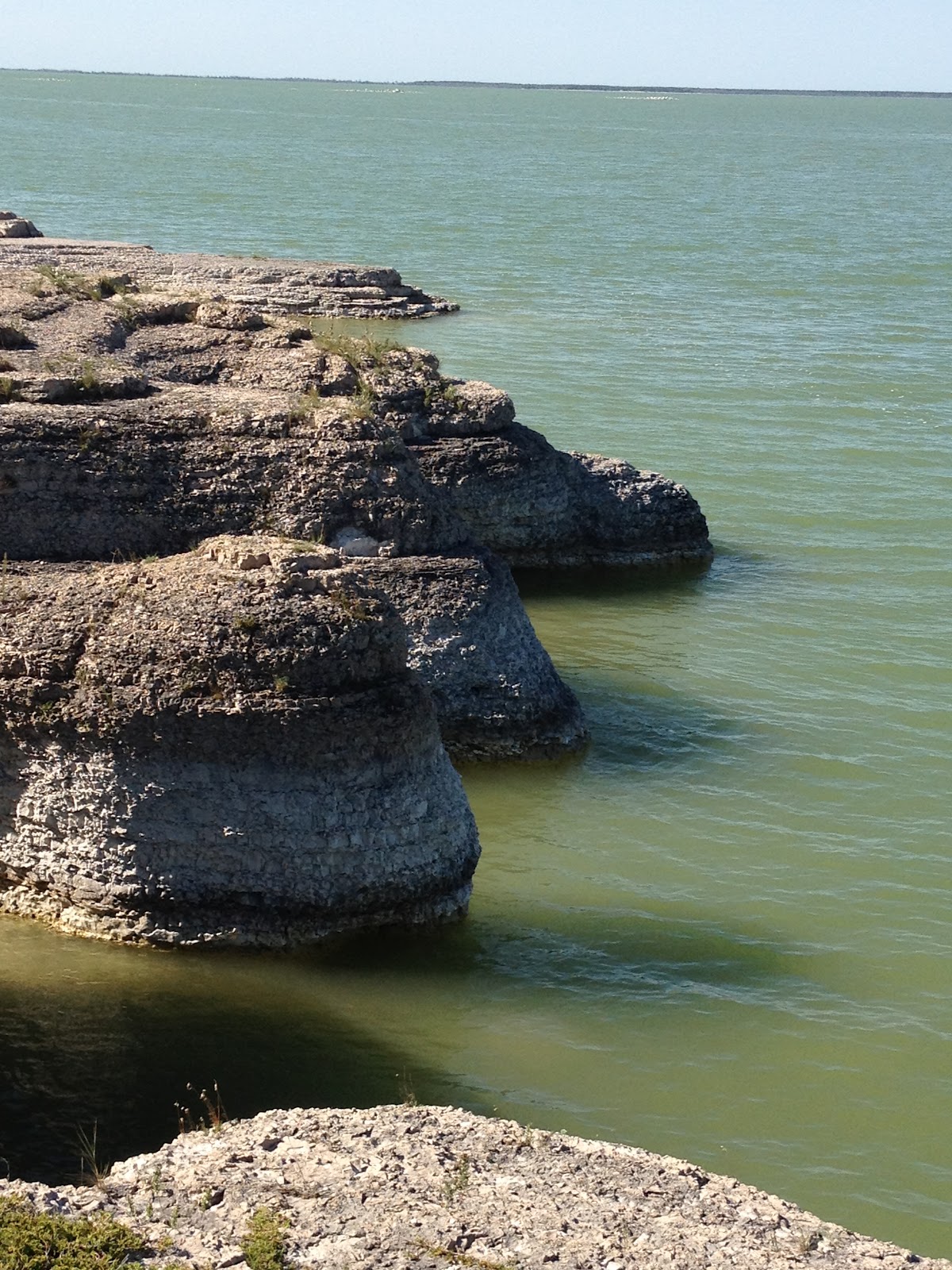 Adventures of Cougar: Limestone Cliffs of Steep Rock, MB Canada