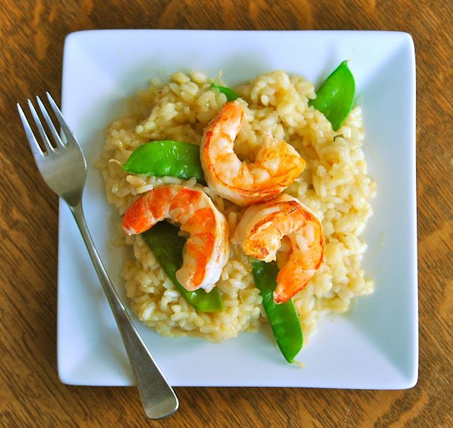 My Recession Kitchen...and garden: Lemon Risotto with Spring Peas