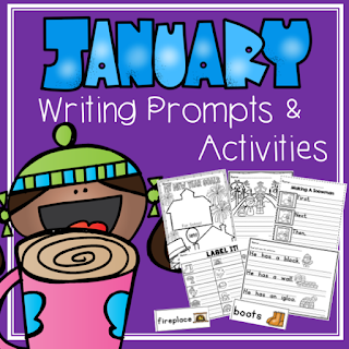 Ms. Moran's Kindergarten: January Writing Prompts and a Freebie!