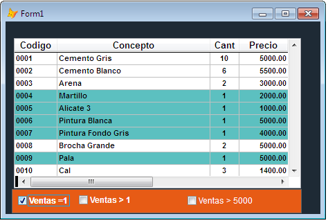 Grid avanzado en Visual Foxpro ~ Visual Foxpro