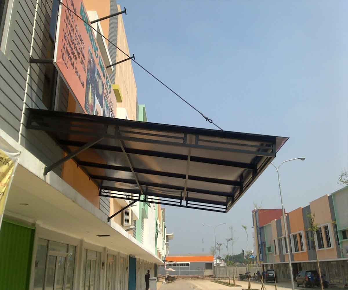 Canopy Polycarbonate Atap Ringan dan Kokoh - Karya Jembar Awning
