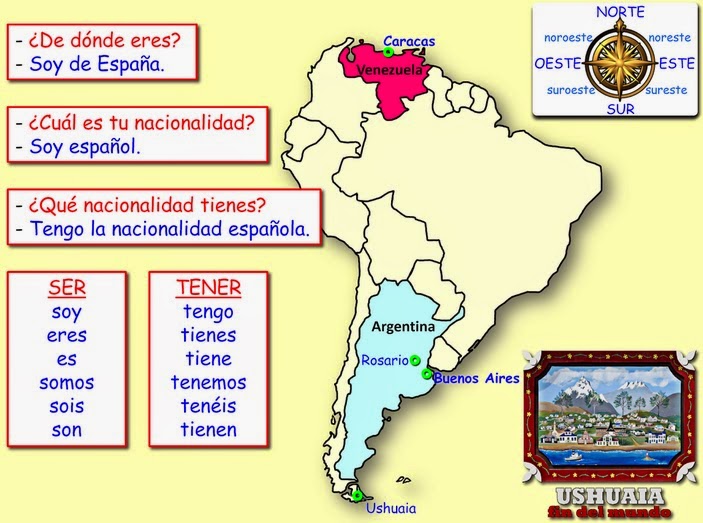 Español divertido: ¿De donde eres?