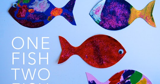 At home with Ali: One fish, two fish... Printable