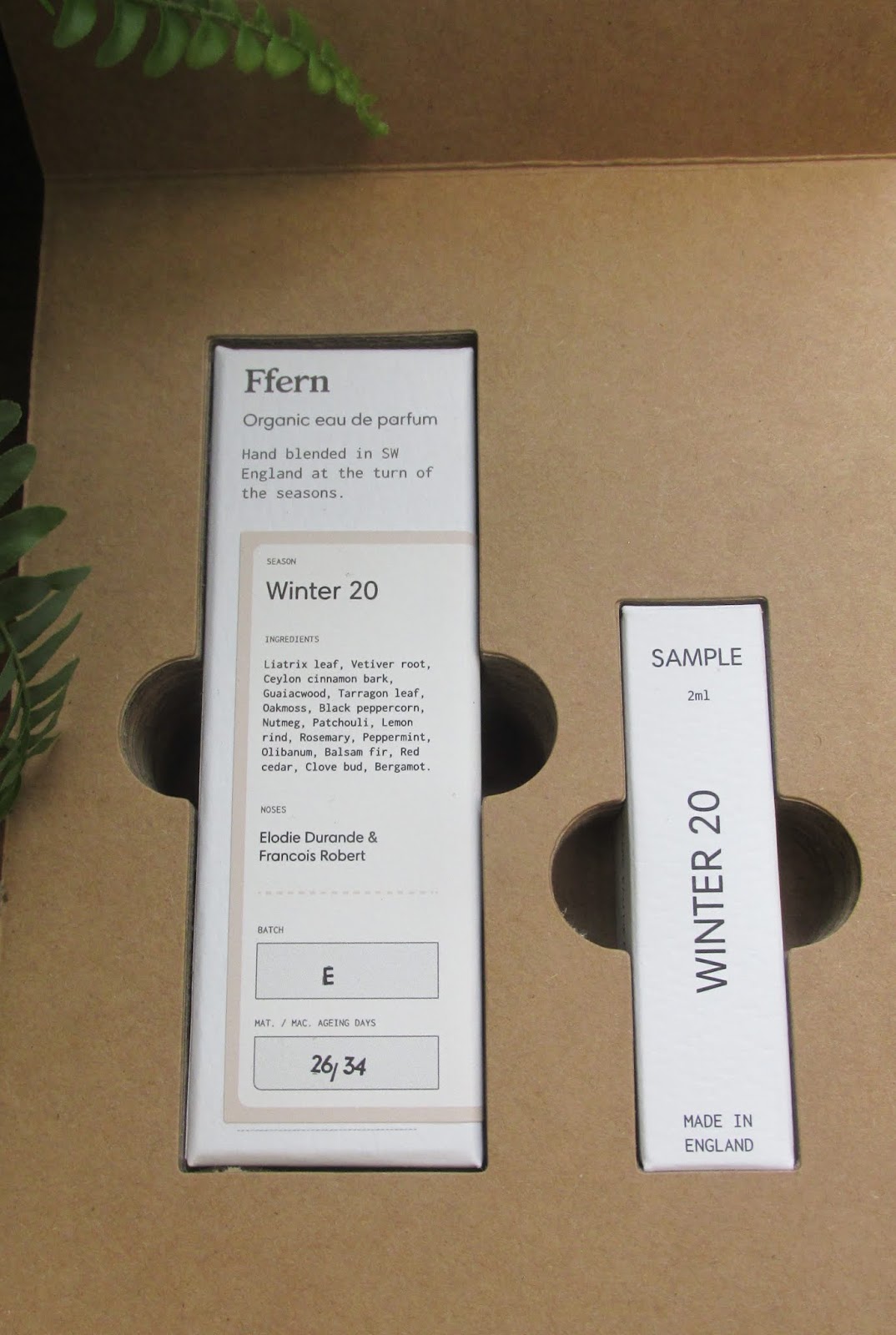 Ffern - Winter '20 Organic Natural Perfume