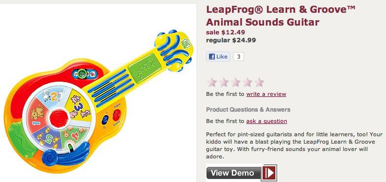 Hot Deals!!: Get LeapFrog Learn & Groove Animal Sounds Guitar for Less!