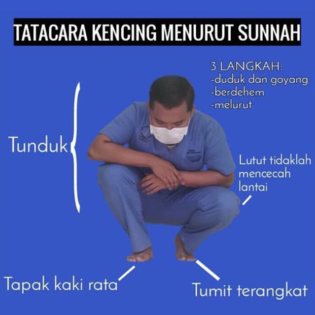 Cara Kencing Yang Betul Menurut Sunnah
