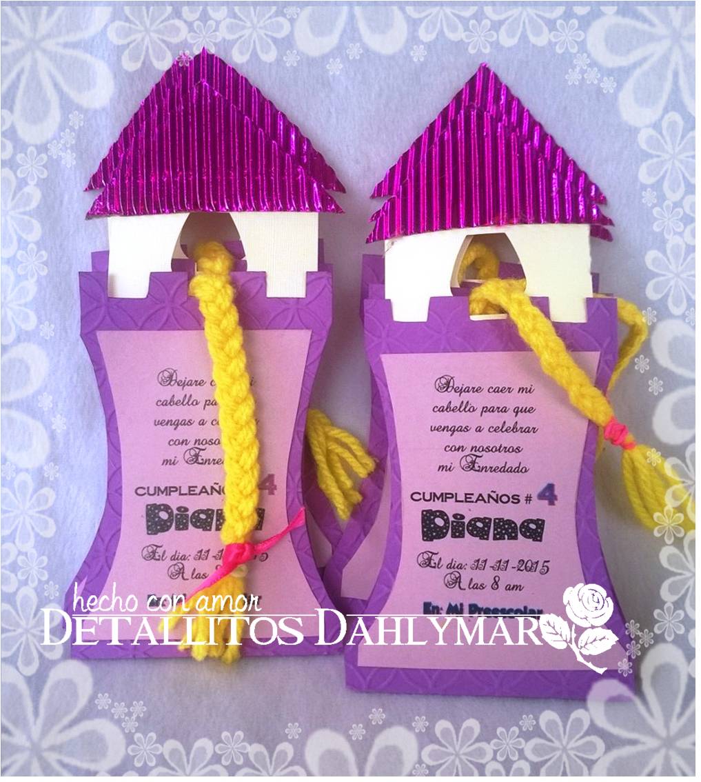 Detallitos Dahlymar Un Fiesta Enredada Para Mi Pequeña Rapunzel