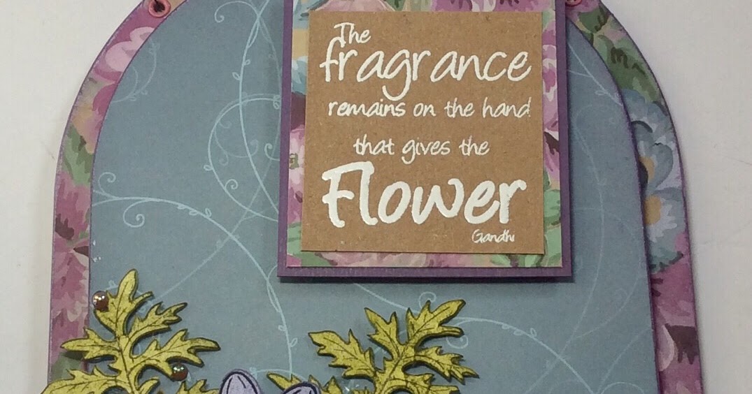 Tando Creative: Patterned Papers - Floral Plaque