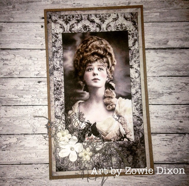 Art By Zowie Dixon : Vintage Gothic cards